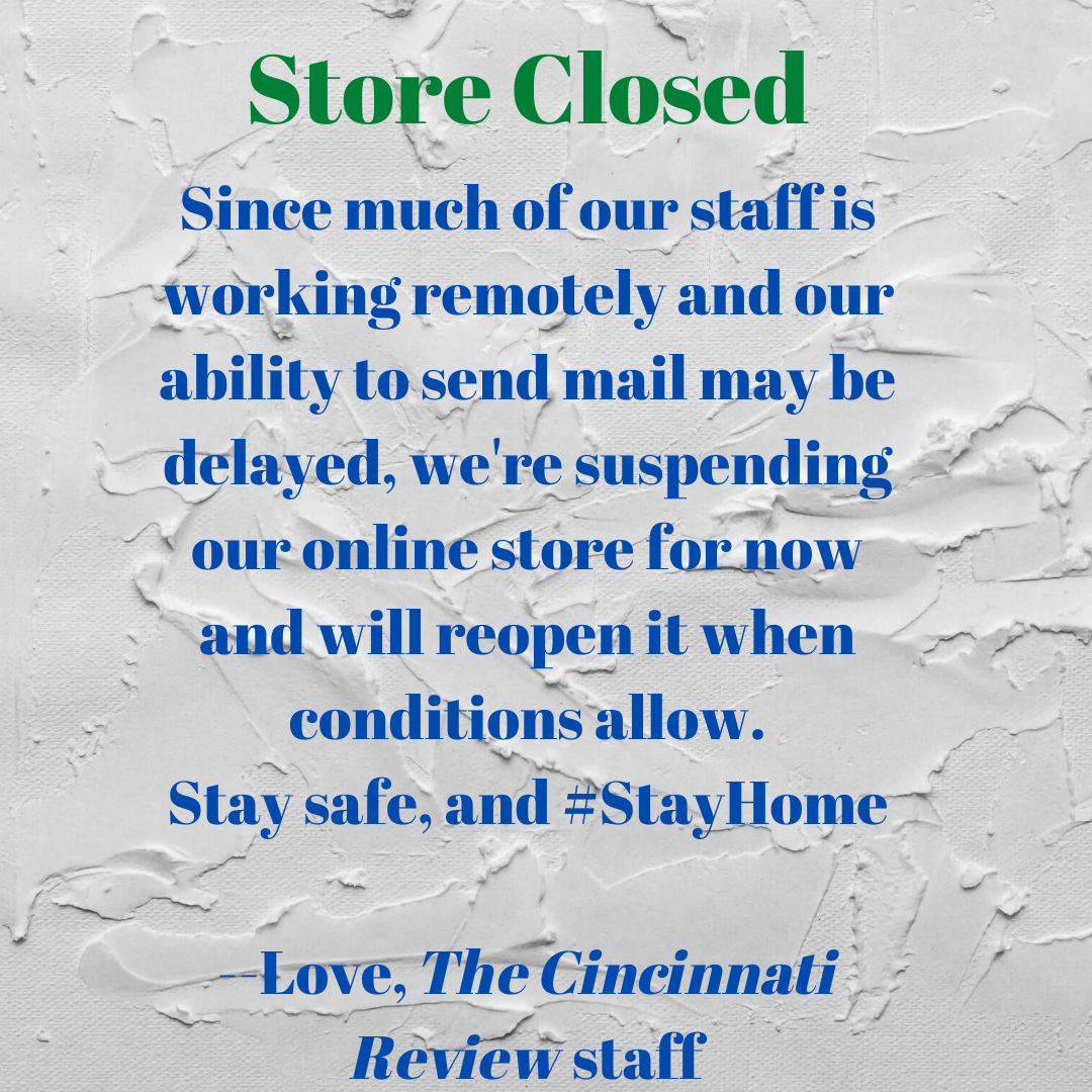 Online Store Closed - The Cincinnati Review